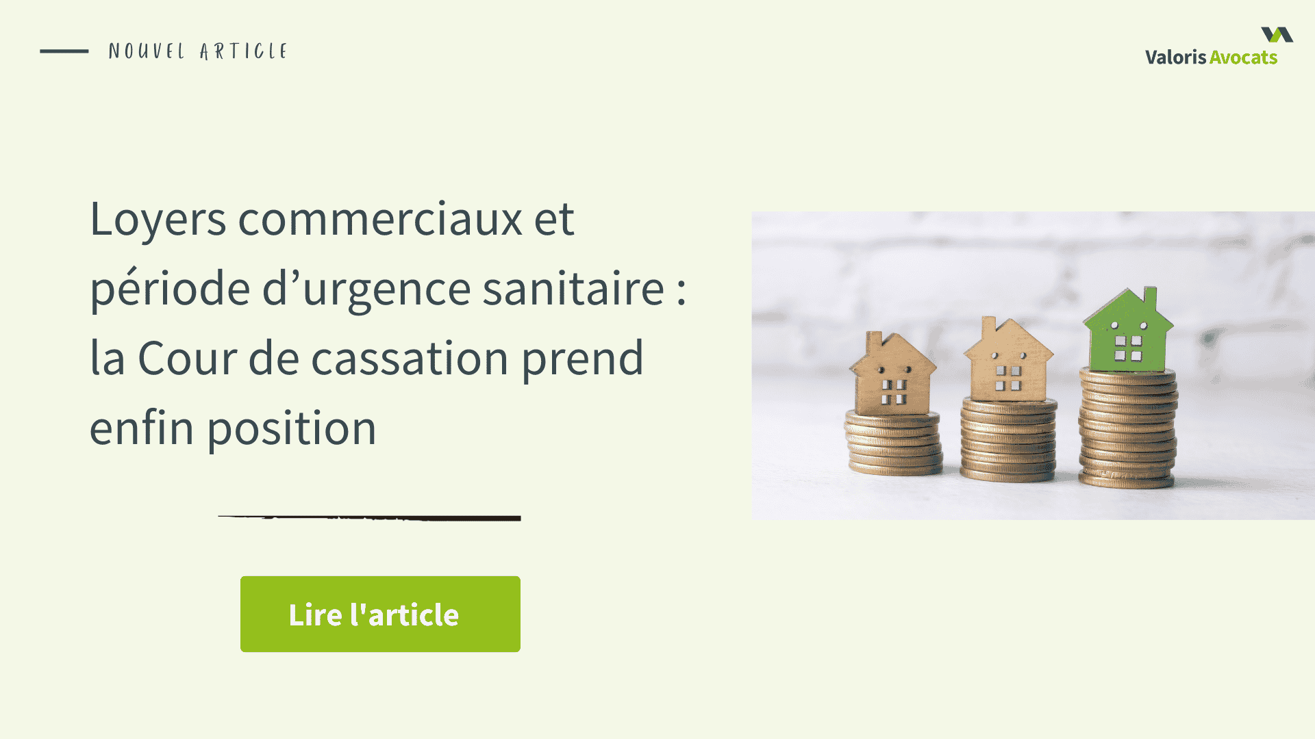 Loyers commerciaux et période d’urgence sanitaire - Valoris Avocats